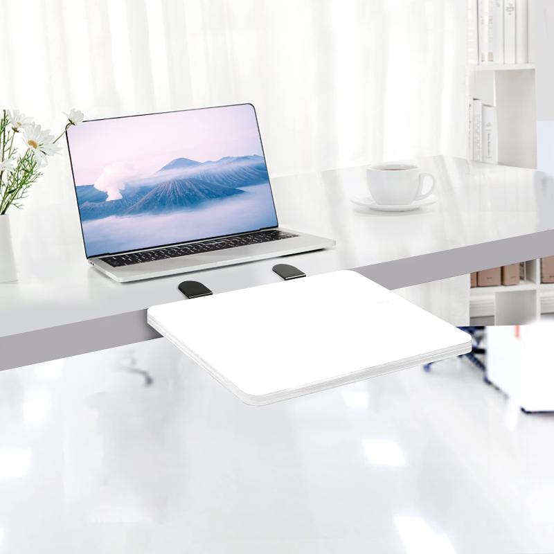 デスクエクステンダー 超安定 3つのクランプをアップグレード： WiViVi 25*65cm 折り畳み式 デスク 拡張 クランプ 後付け キーボード トレイ 拡張テーブル 疲労を和らげる 肘置き 板 の取り付け超安定--従来の2クランプから...
