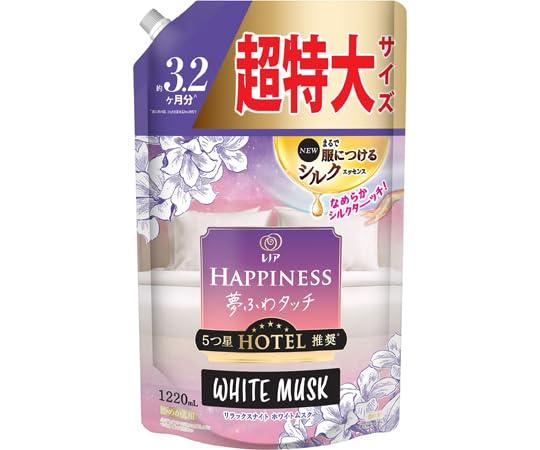 P&amp;G レノアハピネス夢ふわタッチリラックスナイトホワイトムスク詰替用超特大サイズ 1,220mL 68-5382-32特徴：5つ星ホテル推奨1 。高級ホテルタオルのような肌触り 1 詳しくはウェブへ 。仕様：香り：リラックスナイト...
