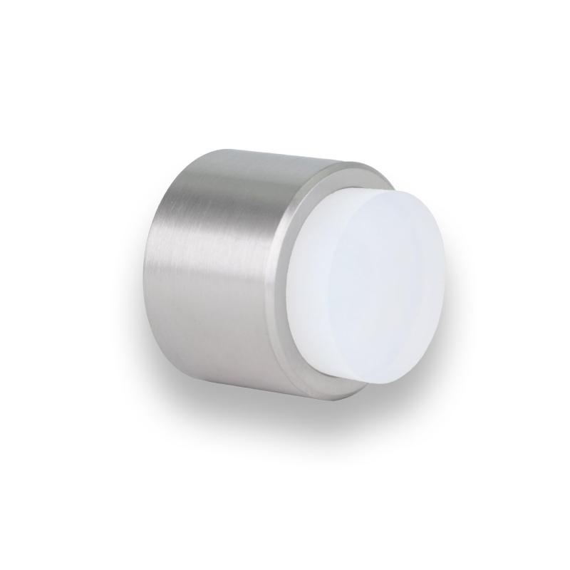 EVI | Wall Adhesive Doorstop | 1.1'' X 1.1'' | Stainless Steel or Brass | Great Adherence | 100% Functional | Mod. 198/28