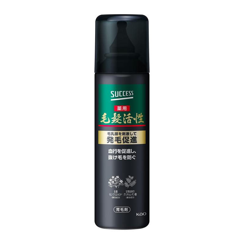 サクセス 薬用毛髪活性 無香料 185g [医薬部外品]商品サイズ (幅×奥行×高さ) :53x53x200内容量:185g有効成分【ニコチン酸アミド】と【生薬センブリエキス(スエルチアマリンKI)】が、頭皮の血行を促進し、抜け毛を防ぐ。