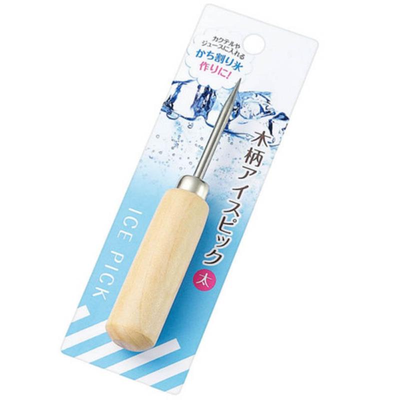 エコー金属 木柄アイスピック (太) 0349-434サイズ:23x23xH145mm素材・材質:先端:ステンレススチールハンドル:天然木生産国:中国