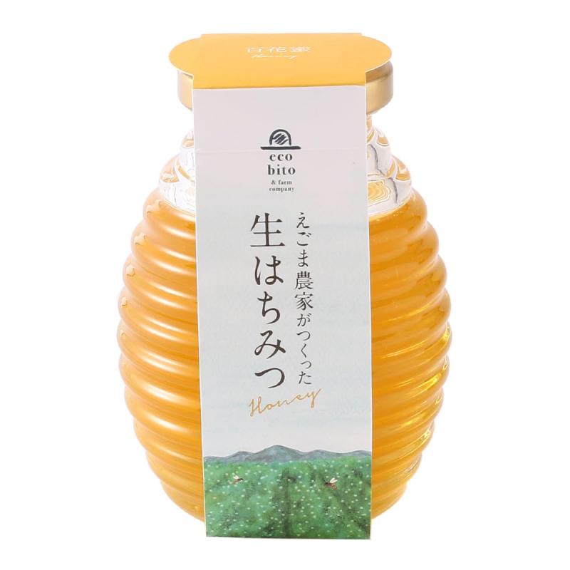 [ecobito(エコビト)] 生はちみつ 瓶入り 200gえごま農家が作った生はちみつです。原材料:はちみつ(国産)内容量:200g