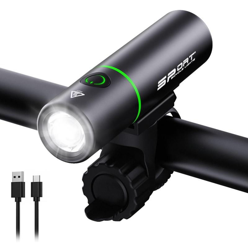BOSIWO 自転車 ライト 大容量2200mAh USB充電式 LED 1000ルーメン 高輝度 IPX5防水 防振 懐中電灯兼用 停電対応 地震対策 登山 夜釣り 日本語説明書付き【USB-C充電式】2200mAhの大容量自転車ライトな...
