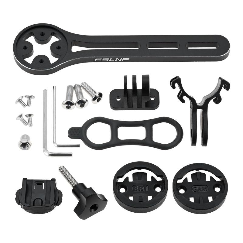 Etermeta 自転車マウントホルダー サイクルコンピュータ ブラケット 多機能 ロードバイク サイクル 軽量 丈夫 振れ止め 取り付け簡単【素材】CNCアルミニウム合金を採用し、高品質の素材、耐久性、防汚性、酸化や変形しにくい、人体に無...
