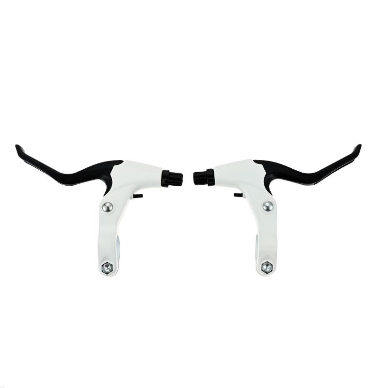 Etermeta 自転車ブレーキレバー 1ペア アルミニウム製 軽量 防錆 耐久性 MTB ロードバイク 交換用ブレーキレバー 左右セット【アルミニウム製】軽量かつ高強度のアルミニウム素材を採用し、耐久性に優れながらもサドルでの負担を軽減し...