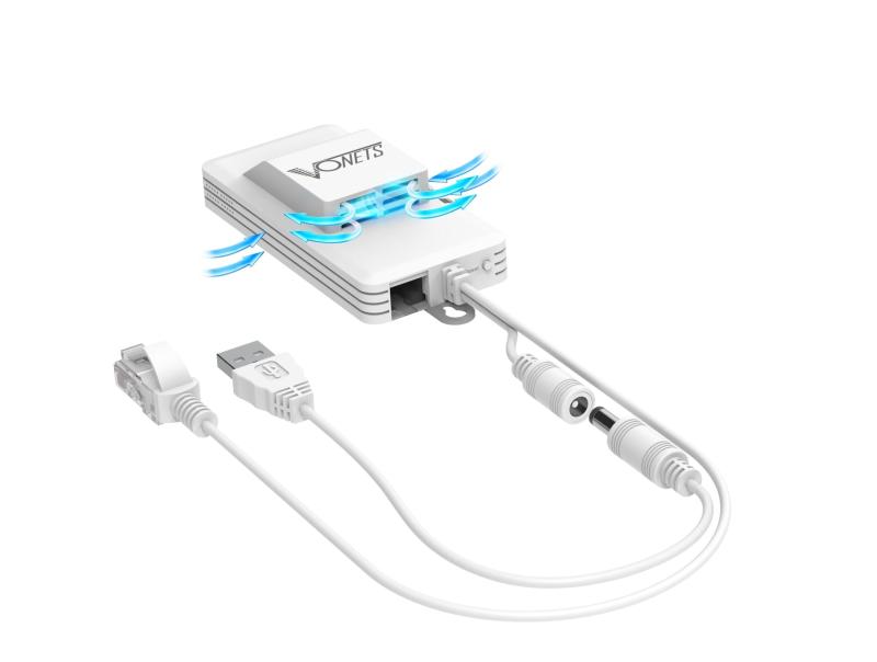 VONETS AC1200 無線LANブリッジ 5Ghzハイパワー ワイヤレス 中継器 866+300Mbps WiFi AP/リピーター 有線が自由に変換 高速 安定IP/MAC層透過伝送 高機能Wi-Fi信号増幅器拡大 ミニ 11ac【...