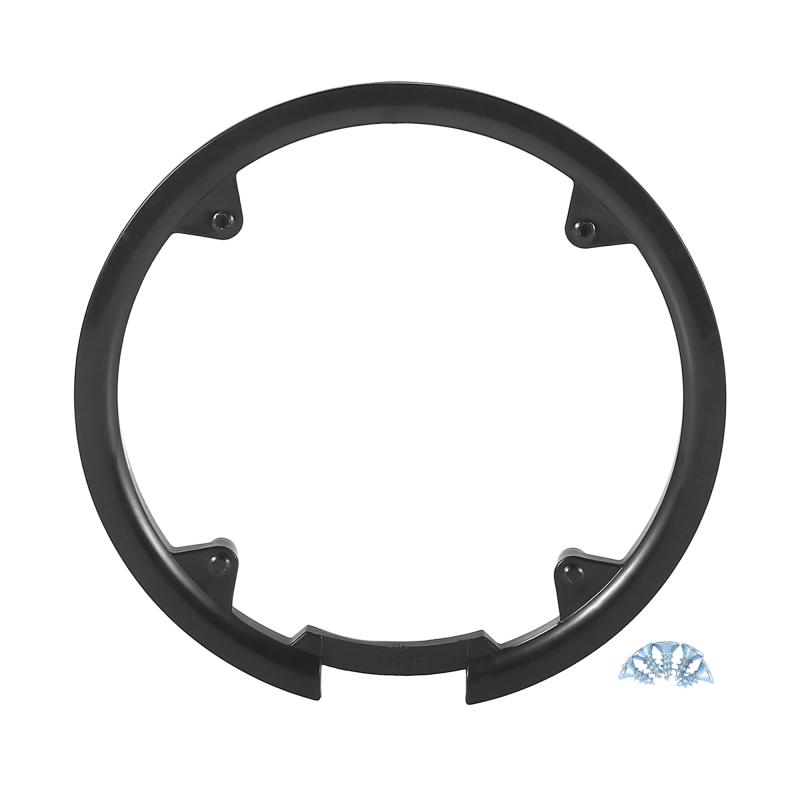 X AUTOHAUX チェーンホイール保護カバー ブラック 42T 10.4cm 4穴 プラスチック製 自転車用 チェーン保護特徴: ピッチ: 10.4 cm ; 歯の数: 42T; 穴の数: 4穴; 穴径: 3 mm備品：クランクセット保...