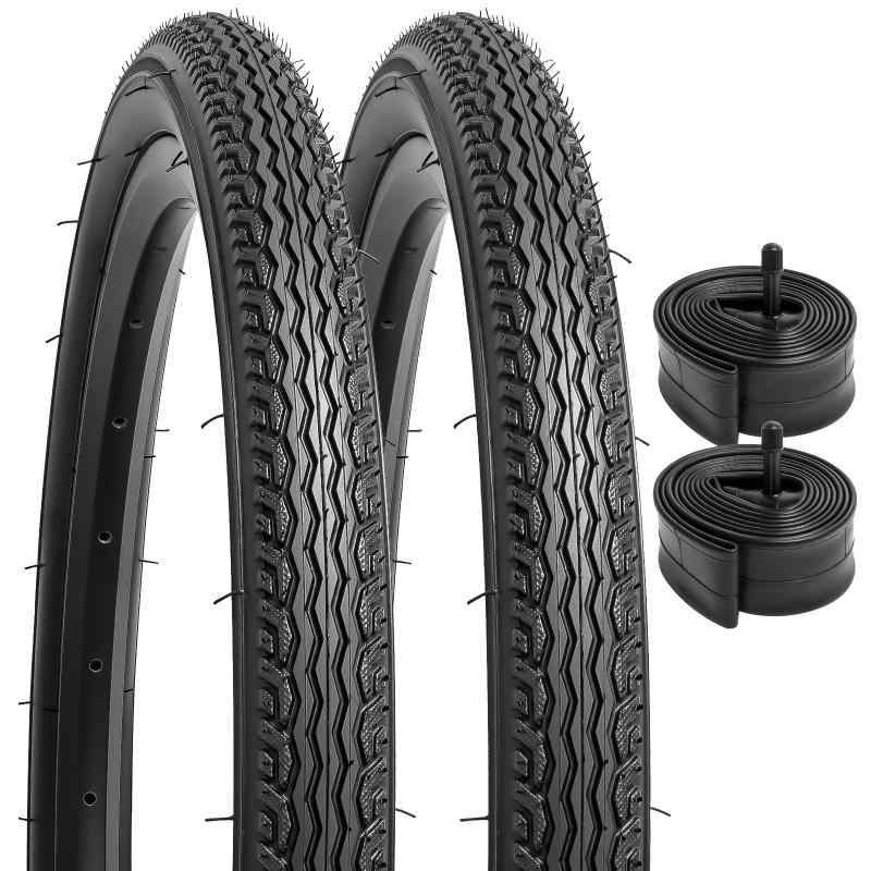 YunSCM 2本セット,20x1.75 タイヤ,20x1.75 47-406 自転車タイヤ+ 20x1.5/1.75 自転車チューブ 米式バルブ32mm+ タイヤレバー,適用 20インチ 1.75 ロードバイク,Y-1118✅【超耐久性 ...