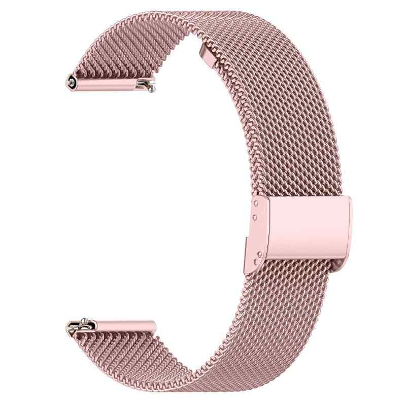 [AGUPERFIT] 時計バンド 20mm 22mm 通気性 柔らかい ステンレスメッシュ クイックリリース ベルト 普通時計とスマートウォッチに対応薄さがお洒落な雰囲気を醸し出し、時計をワンランクセンスよく見せてくれます。細かい網状のデ...