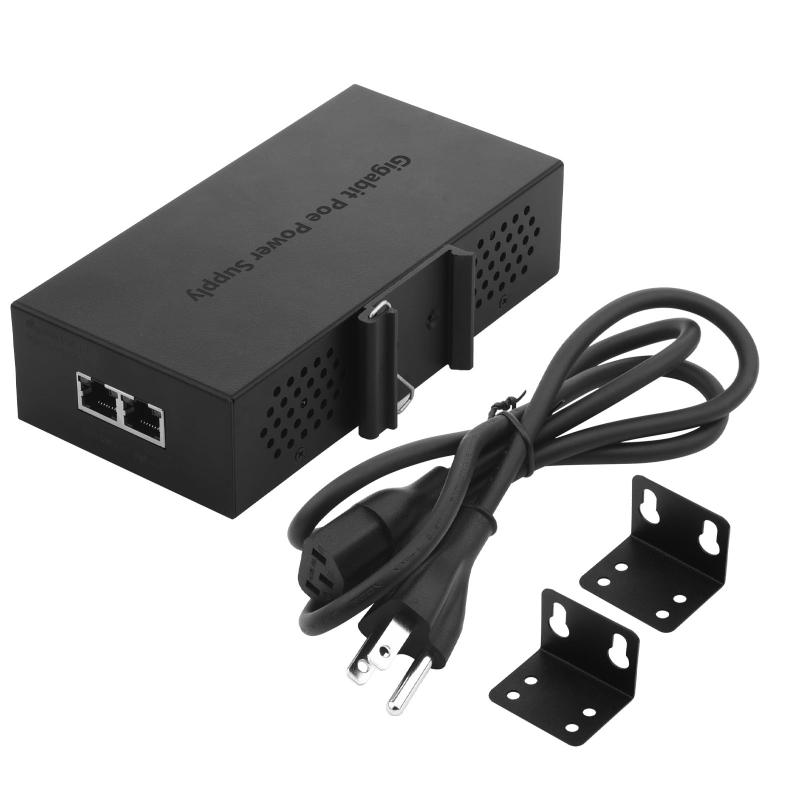 Leehitech POE エクステンダー 100/1000Mbps 信号アンプピーターリ IEEE 802.3af/at 標準仕様、 100M 超長距離信号延長、 壁に取り付けられたデザイン、PoEカメラ/ワイヤレス デバイス/PoE機器...