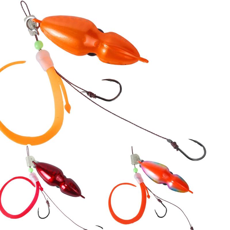 SEAFUN タイラバ タングステン内臓 TGヘッド 3個セット 45g 60g 80g 100g 鯛ラバ マダイ 青物 アジ ハタ TGピーナッツ鉛製ボディーケースの中に固定タングステンコアを内蔵したことで、サイズ感は完全タングステン製商...