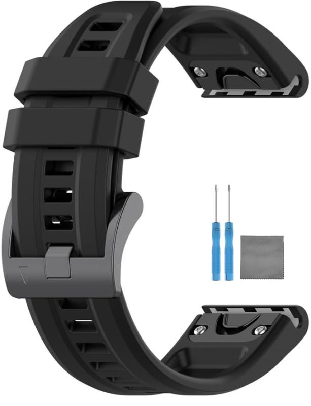 [TICFROG] 時計バンド ユニバーサル 時計ベルト QuickFit 20mm 22mm 26mmシリコンバンド 防水時計替えベルト 腕時計バンド 防水 交換ベルト 替えバンド スポーツループ 軽量 通気性 調整簡単