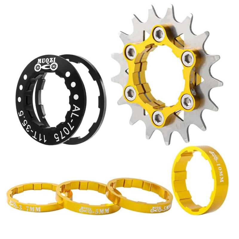 シングルスピード変換キット 12T13T/14T/15T/16T/17T/18T/19T/20T/21T/22T シングルスピードカセット&amp;スペーサー高品質: 耐久性のある高性能の高強度鋼で構成されています。内側は高精度に仕上げられ...