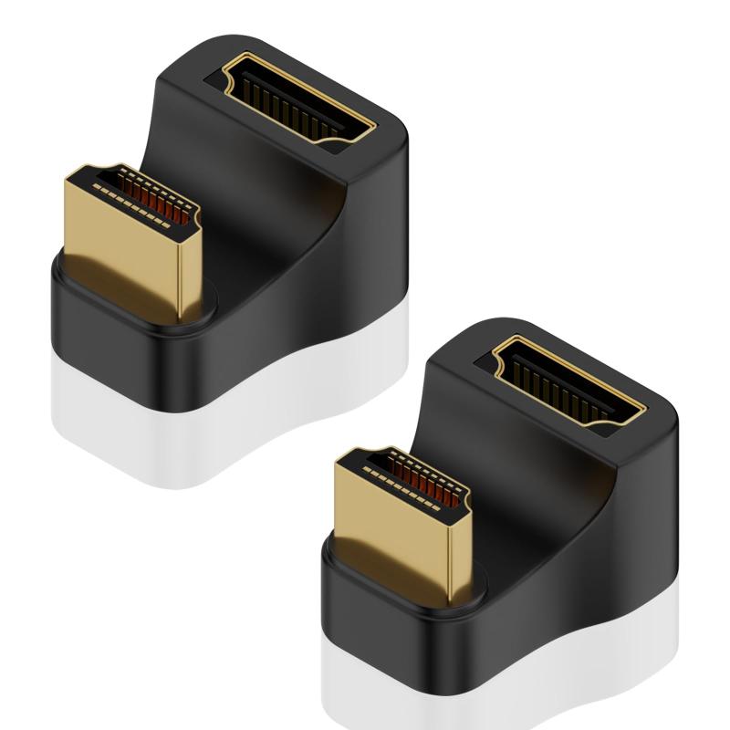 8K HDMI U字型アダプタ、（上下向き)