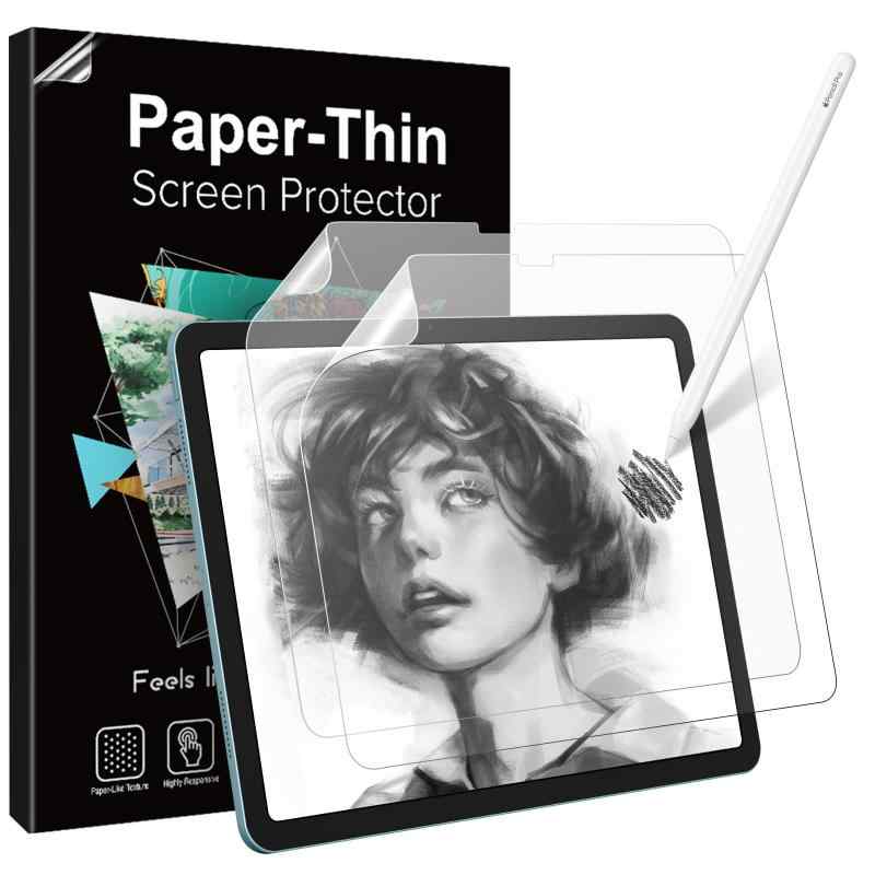 液晶保護フィルム 2024 2枚 紙のような質感 画面フィルム 摩擦感あり 絵描き心地がいいタブレットフィルム 保護フィルム 高感度タッチ 超薄型 高透過率 貼付簡単 気泡ゼロ 指紋防止