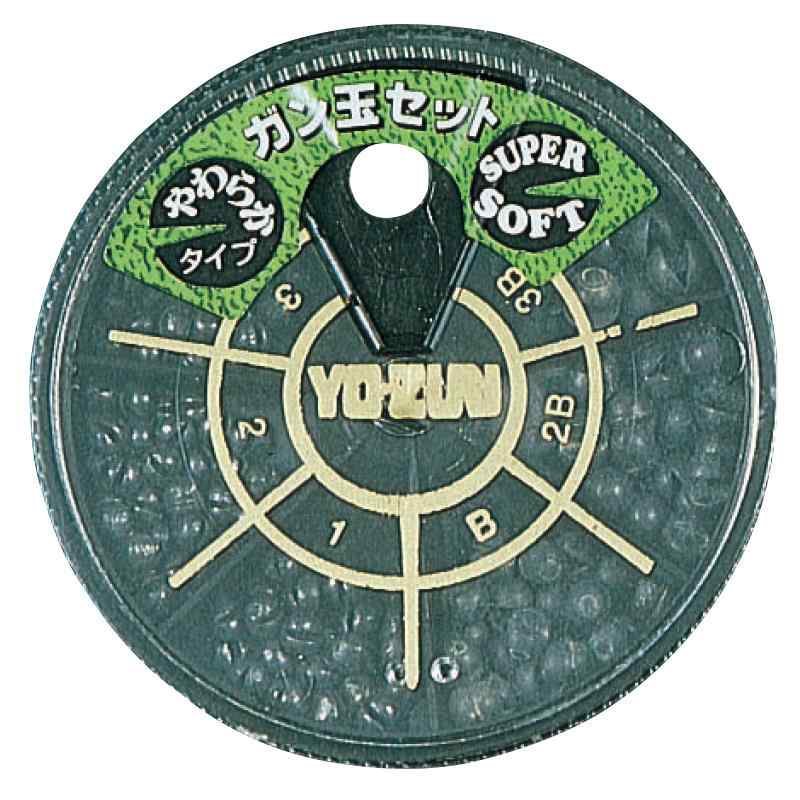 DUEL(デュエル) ヨーヅリ(YO-Z) 雑品・小物: [ST]ガン玉 C/S入品番:L18ラインへの脱着が指先で可能セット内容:3/2/1/B/2B/3B重量:98g用途:全魚種対応