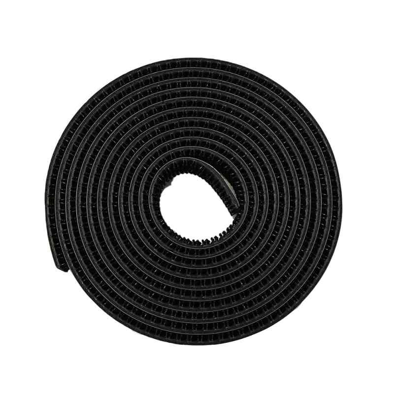 TRIAL PEDAL LOCK TAPE エフェクトボード用マジックテープ ブラックトライアル オス/メスのキノコ状の突起で固定 2m巻き