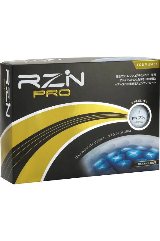 RZN Golf ゴルフボール 4ピース 父の日 プレゼント PRO-BOX 1ダース (12個入り) レジンゴルフ 日本正規流通品