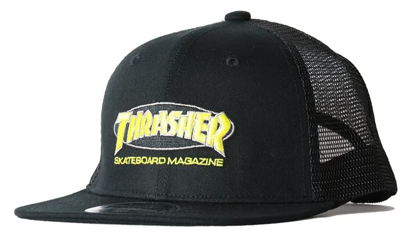 [スラッシャー] キッズ フラットキャップ(ハーフメッシュ) [ 23TH-C01K / OVAL MAG CAP ] 帽子ユニセックス子供キッズサイズ(54cmフリー)