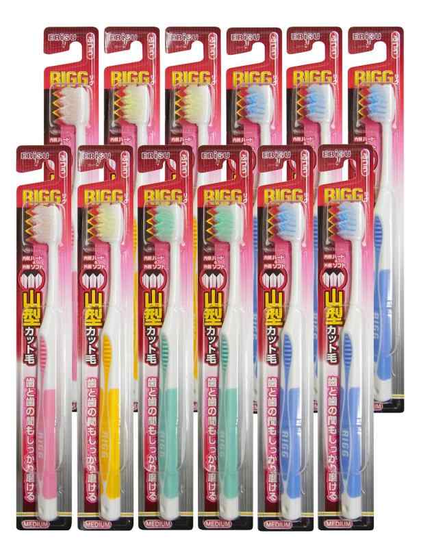 エビス リグ山型ハブラシ ふつう 12本パック<b>原産国 :</b> 日本<b>商品サイズ (幅X奥行X高さ) :</b> 12×15×183mm<b>材質 :</b&gt...