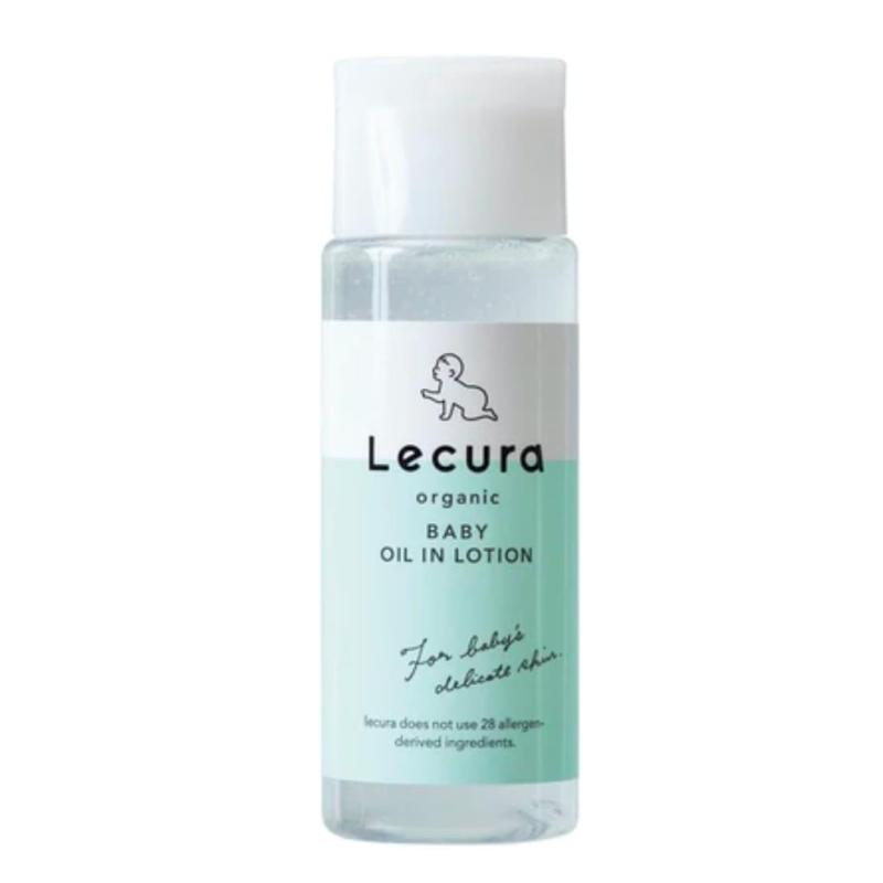 Lecura (ルクラ) オーガニック ベビーオイルインローション 150mL約13.6×4.6×4.6cm、約 172g(150ml)特定原材料等（アレルギー物質）28品目由来成分不使用＊無添加＆無香料で安心＆安全
