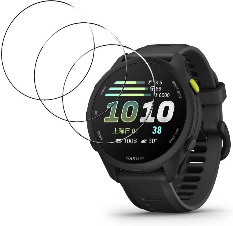 [3セット]For KT85 1.43インチ フィルム ガラスフィルム硬度9H 強化ガラス 保護フィルム 耐衝撃 貼り付け簡単 自動吸着 指紋防止 擦り傷防止 撥水撥油 高透過率対応機種 KT85 スマートウォッチ 液晶強化ガラスフィルム。...