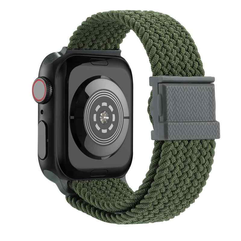 [] for アップルウォッチバンド Apple Watch8 用 バンド 交換ベルト スマート時計バンド Apple Watch 用 腕時計バンド 38mm 40mm 41mm 42mm 44mm 45mm 49mm 調節可能な編まれた磁...