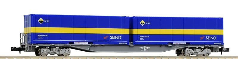 TOMIX Nゲージ コキ107形 増備型 ・ 西濃運輸コンテナ付 8731 鉄道模型 貨車西濃運輸専用列車があなたの鉄道にやってくるJR貨物承認申請中・セイノーホールディングス株式会社商品化許諾申請中