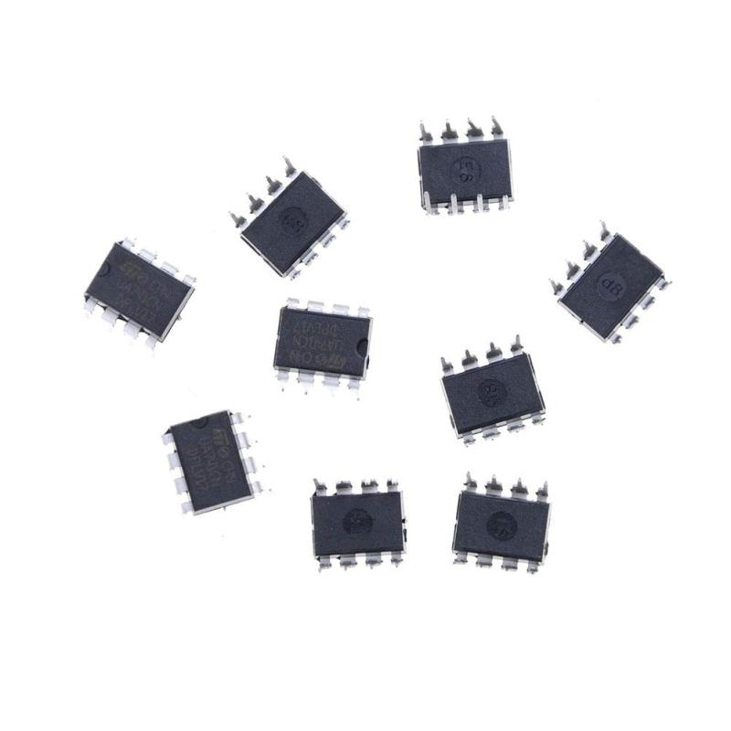新 10 ピース UA741CN LM741 741 オペアンプオペアンプ DIP-8 IC