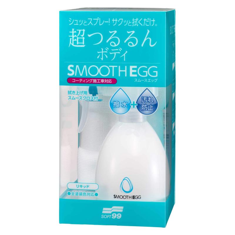 ソフト99(SOFT99) スムースエッグ コーティング リキッド 塗装の保護及び艶出し 専用クロス 00510生産国:日本材質・素材:ケイ素系樹脂・撥水ポリマー付属品:専用クロス付き内容量:250ml全塗装色対応