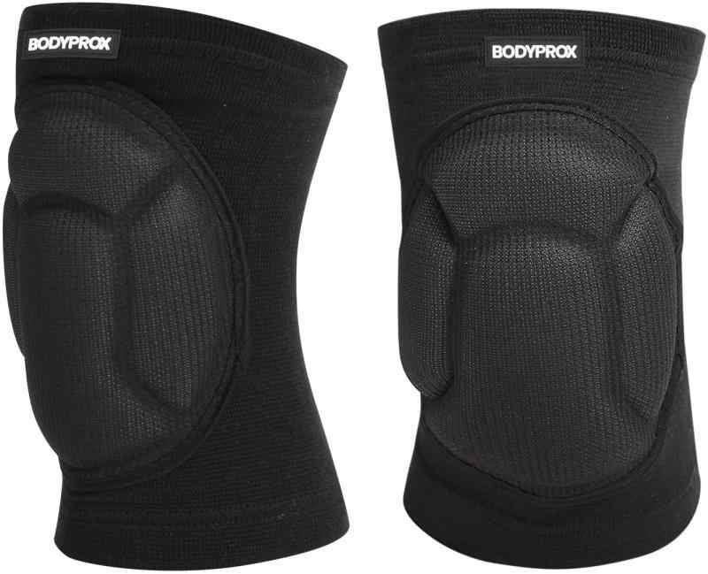 保護用膝パッド、厚いスポンジ滑り止め、コリジョン回避膝スリーブKneepads 1ペア左、右、ユニセックスのデザイン、2つのサイズがございます。れています。これらの高密度フォーム、高い伸縮性通気性生地肌をドライの強化、をより快適にしてくれて...