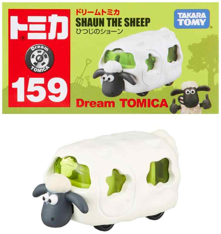 タカラトミー(TAKARA ) 『 トミカ ドリームトミカNo.159 ひつじのショーン 』 ミニカー 車 おもちゃ 3歳以上 箱入り 玩具安全基準合格 STマーク認証 TOMICAパッケージサイズ: W78×H41×D39mm