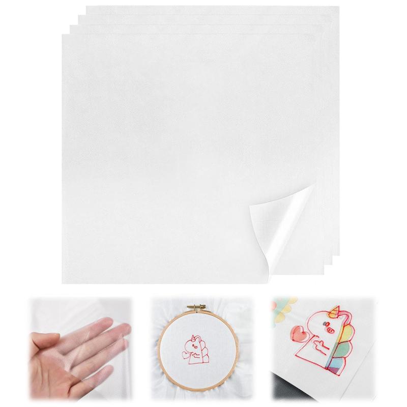 水に溶ける刺繍シート 刺繍に 25*25cm/50*50cm DIY 手芸用品 透明フィルム 水でとける 下絵シート 使いやすい ハンドメイド✅️サイズ25*25cm、50*50cm。 材質：PVA(水溶性材料)。✅️お取扱いについて水性の...