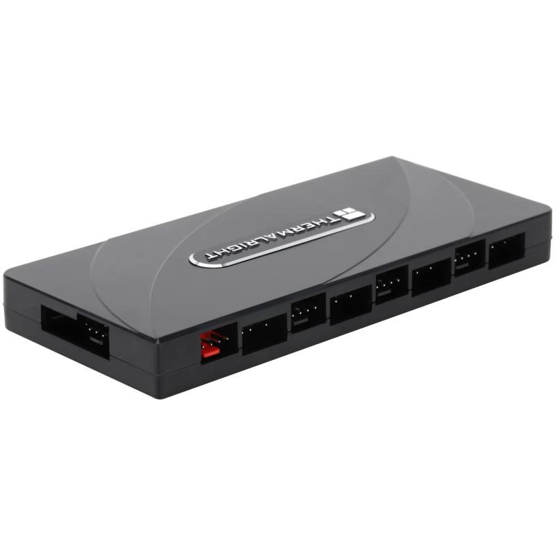 FAN and ARGB HUB PWMハブコントローラはSATA電源を使用し、