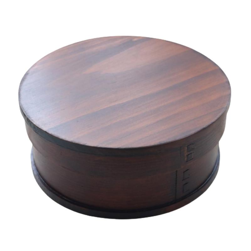 J-kitchens 曲げわっぱ 弁当箱 木製 NEW かぶせ型 丸 一段 弁当箱 漆 Φ14.5cm × 6cm 650ml生産地：中国素材・成分：天然木うるし塗/茶系・ブラウンパッケージ：個別箱木のぬくもりを感じる木製弁当箱。ご飯を入れ...