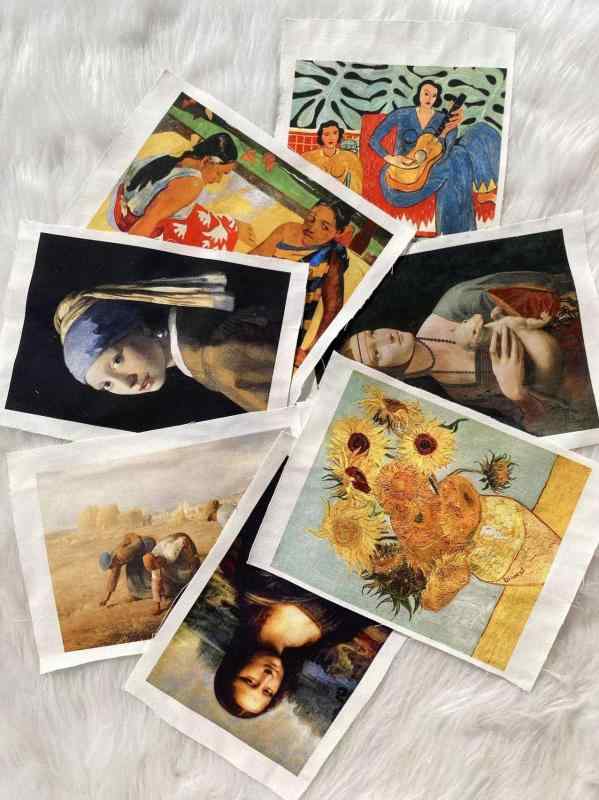 Bright Colors,7 pieces of high precision printed cot 8A Canvas fabric