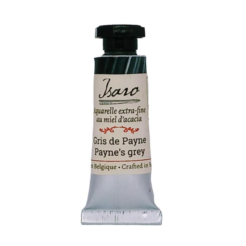 isaro 透明水彩絵の具 7mlチューブ (payne's grey)