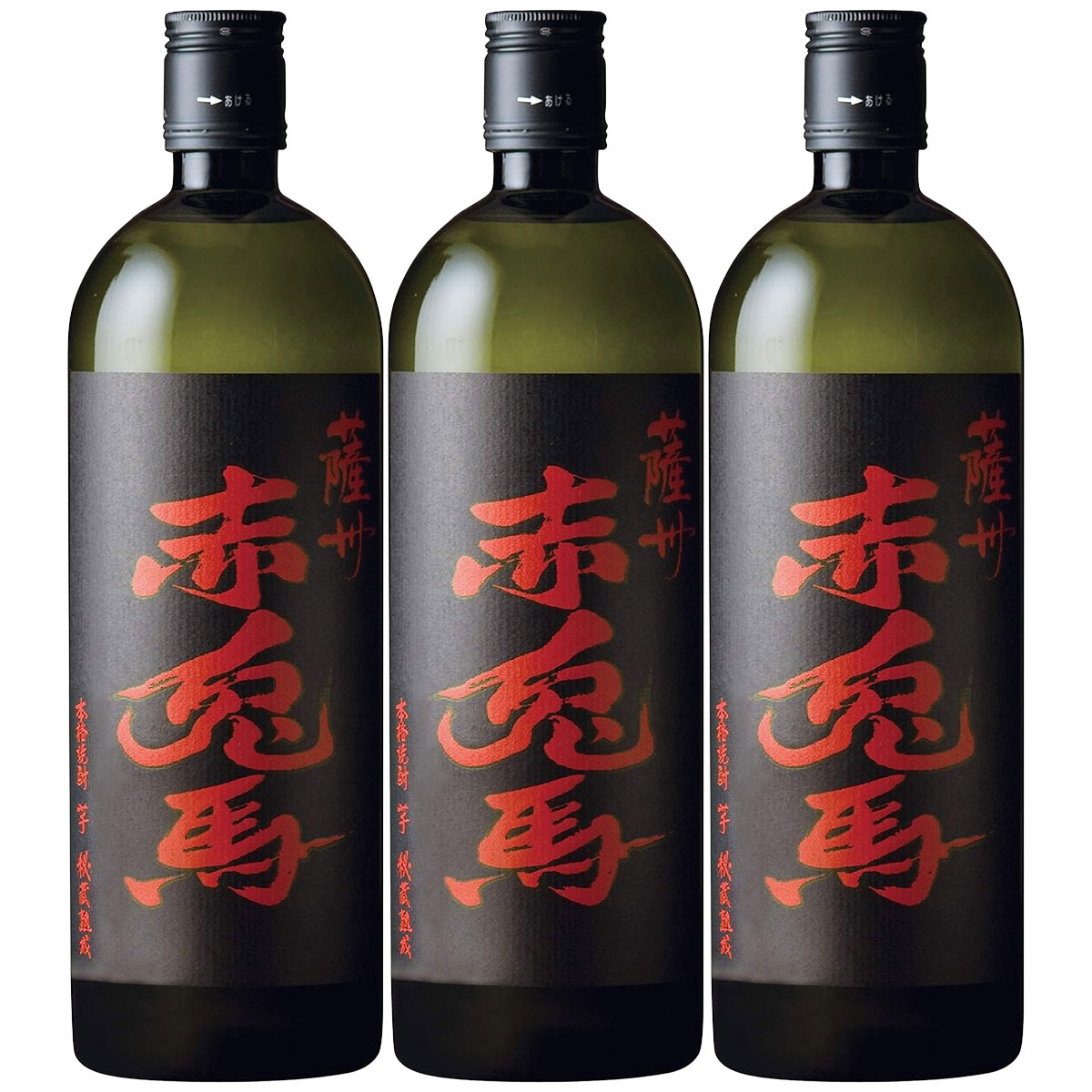 【内容量】 720ml 【原材料】さつまいも（鹿児島県産）、米麹（国産米） 【アルコール度数】25度 【商品特徴】鹿児島県、濱田酒造のこだわりの焼酎蔵「濱田屋伝兵衛蔵」でつくられるこの『赤兎馬（せきとば）』は、厳選された良質の原料芋「黄金千...