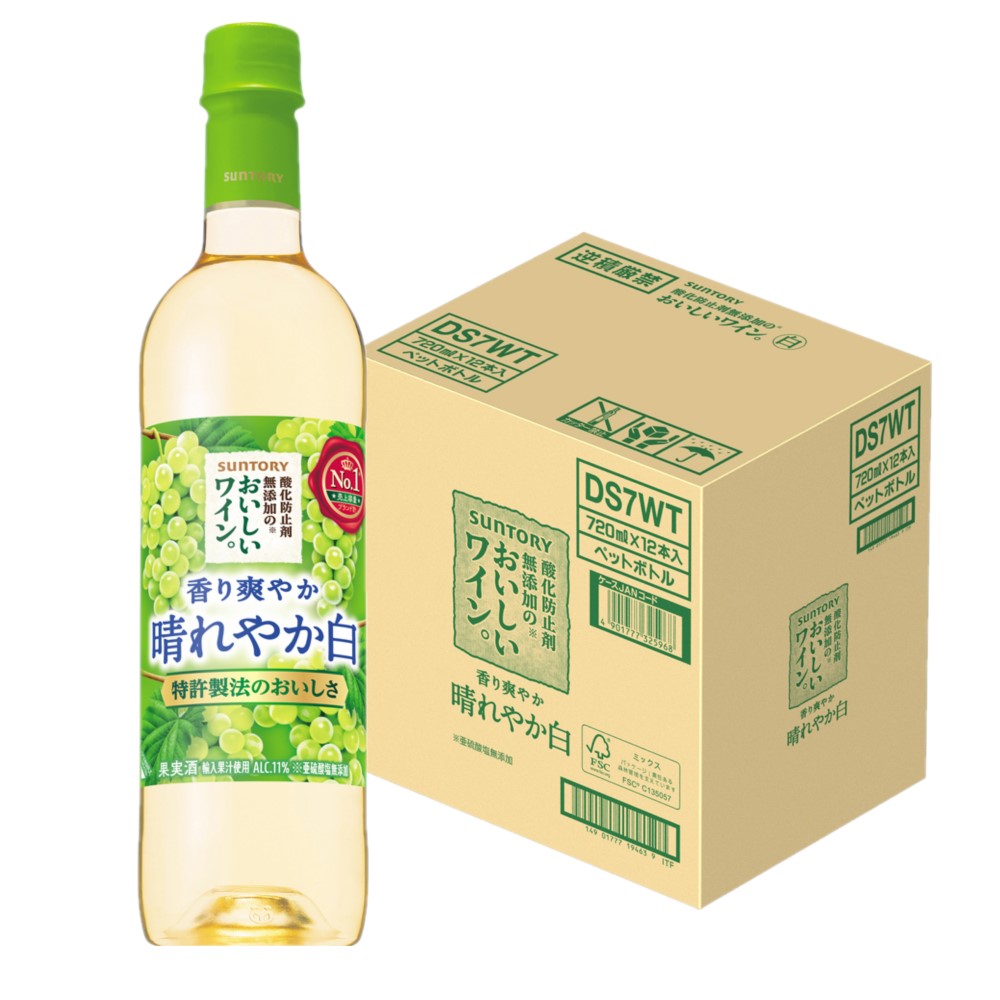【内容量】 720ml 【原材料】濃縮還元ぶどう果汁（外国産） 【アルコール度数】 11％ 【商品紹介】 「酸化防止剤無添加ワイン」は、ぶどう本来のやさしい甘さと香りが広がる、幅広い料理に合わせやすくバランスのよい味わいのワインです。 その...