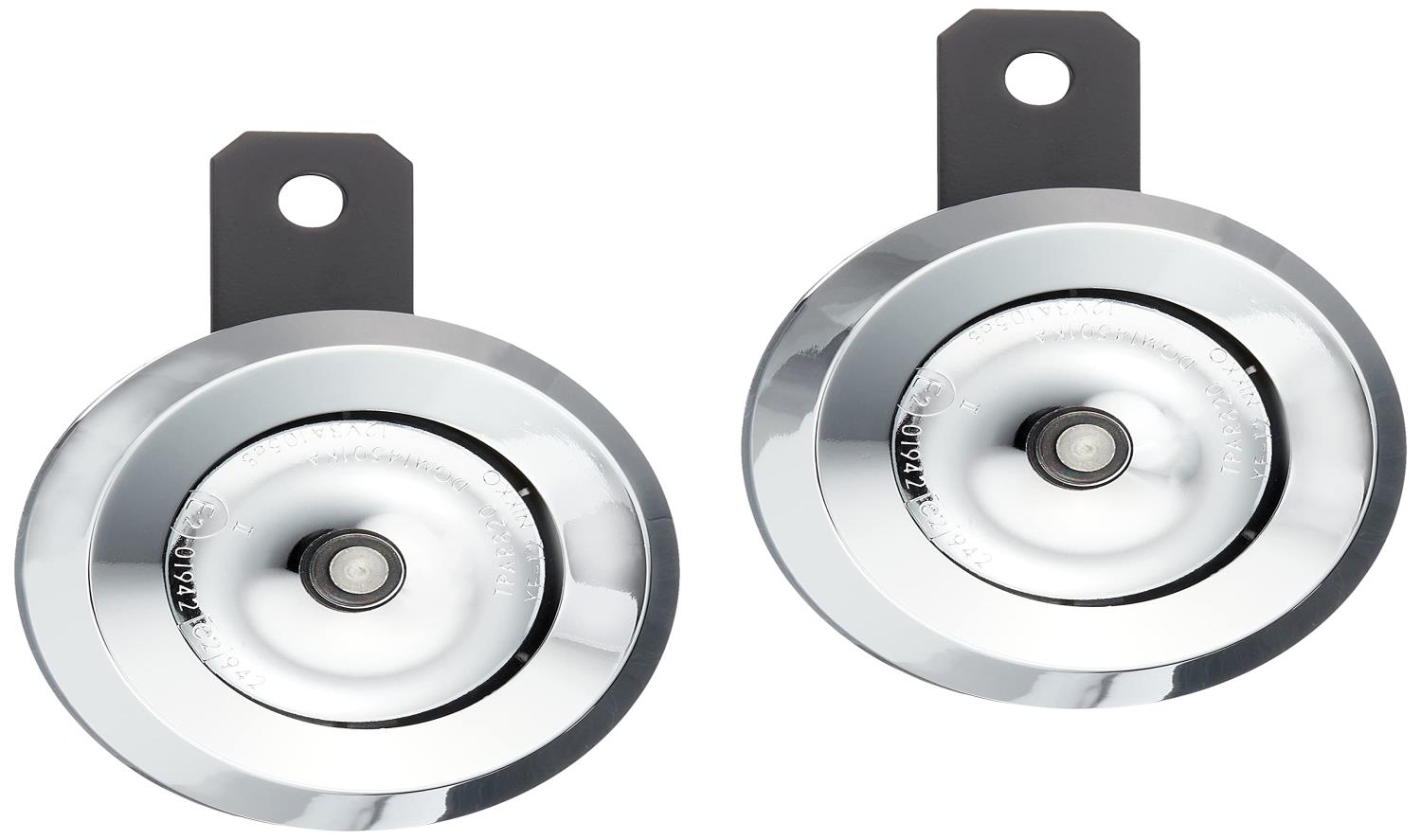 生産国:日本付属品:専用ハーネス定格電圧:DC12V 音圧(dB):105~115dB カラー:クロームメッキ車検対応クロームメッキ仕上げによる美しい外観と、力強く重厚なサウンドを奏でる高低二重音 のダブルホーンです。