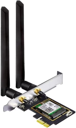 OKN WiFi 6E PCIe 無線LANカード AX5400 内蔵Intel AX210NGW WiFi 6モジュール 802.11AX PCI-Express 無線LANアダプタ Bluetooth 5.3対応, Windows10/...