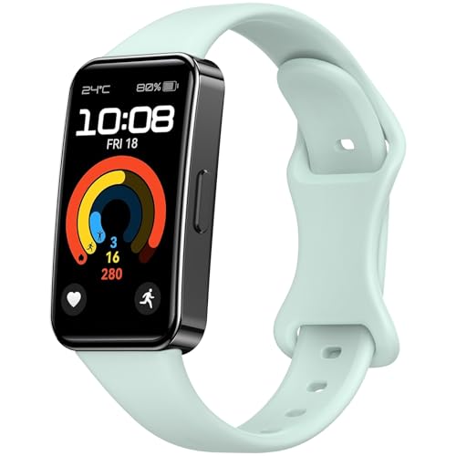 [YGTBSR] for Huawei Band 9 / Huawei Band 8 バンド 柔らかい シリコン製 スポーツ替えベルト 対応 Huawei Band 9 / Huawei Band 8 スマートバンド 調節可能 女性 (多肉...