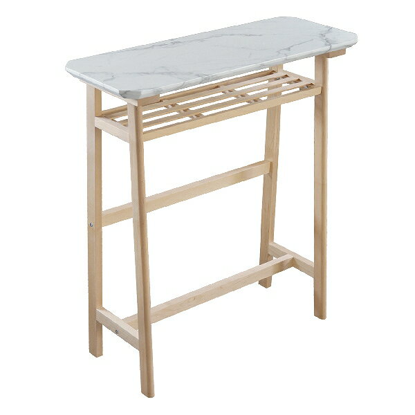 サイズ約 幅90×奥行33×高さ98（cm）内容量1台材質MDF（PU塗装）バーチ天然木（ラッカー塗装）生産国中国製組立状態お客様組立品区分返品・キャンセル区分（不可）カウンターテーブル 幅90cm COLLET 大理石風 テーブル 木製 ...