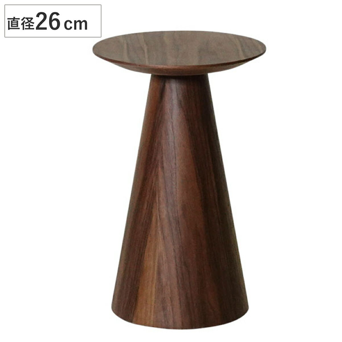サイズ約 高さ40（cm）直径：約 26（cm）重量約 6kg内容量1台材質ウォールナット材（MDF突板仕上げ）生産国中国製組立状態お客様組立品梱包サイズ幅32×奥行31×高さ8（cm）幅24×奥行24×高さ41（cm）お届け梱包数2個口注...