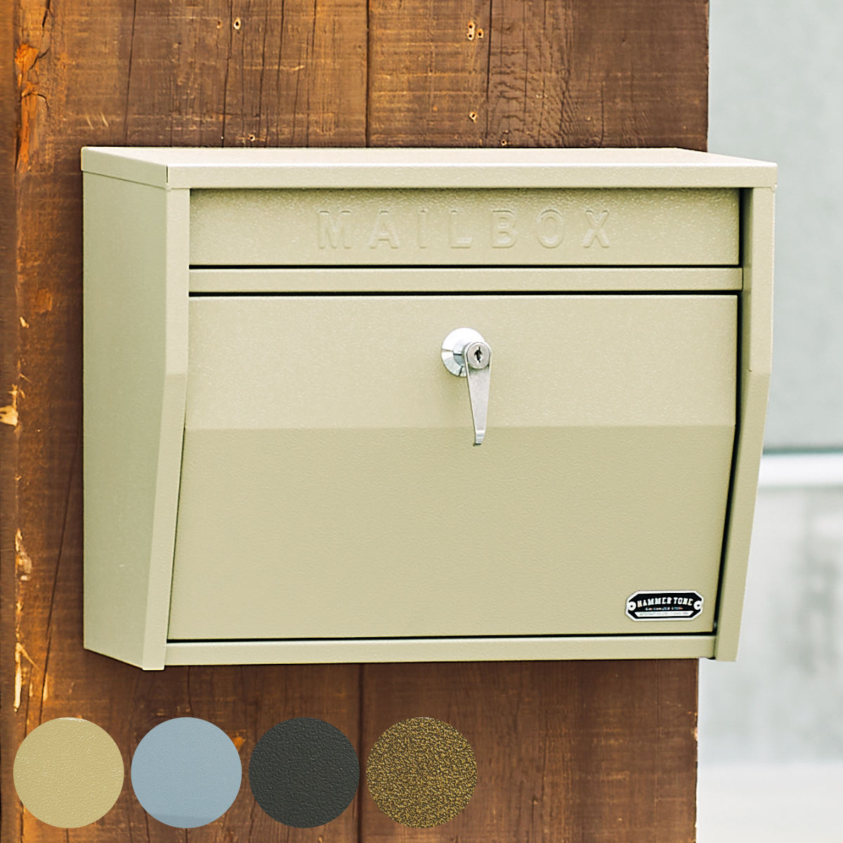 サイズ約 幅41×奥行22×高さ32（cm）投函口：約 幅38×高さ5(cm)取出口：約 幅33.5×高さ20(cm)内容量1台付属品：スペアキー2個取り付け部品付き材質ガルバリウム鋼板種類ベージュ、ブルーグレー、ブラック、ブロンズ生産国中...