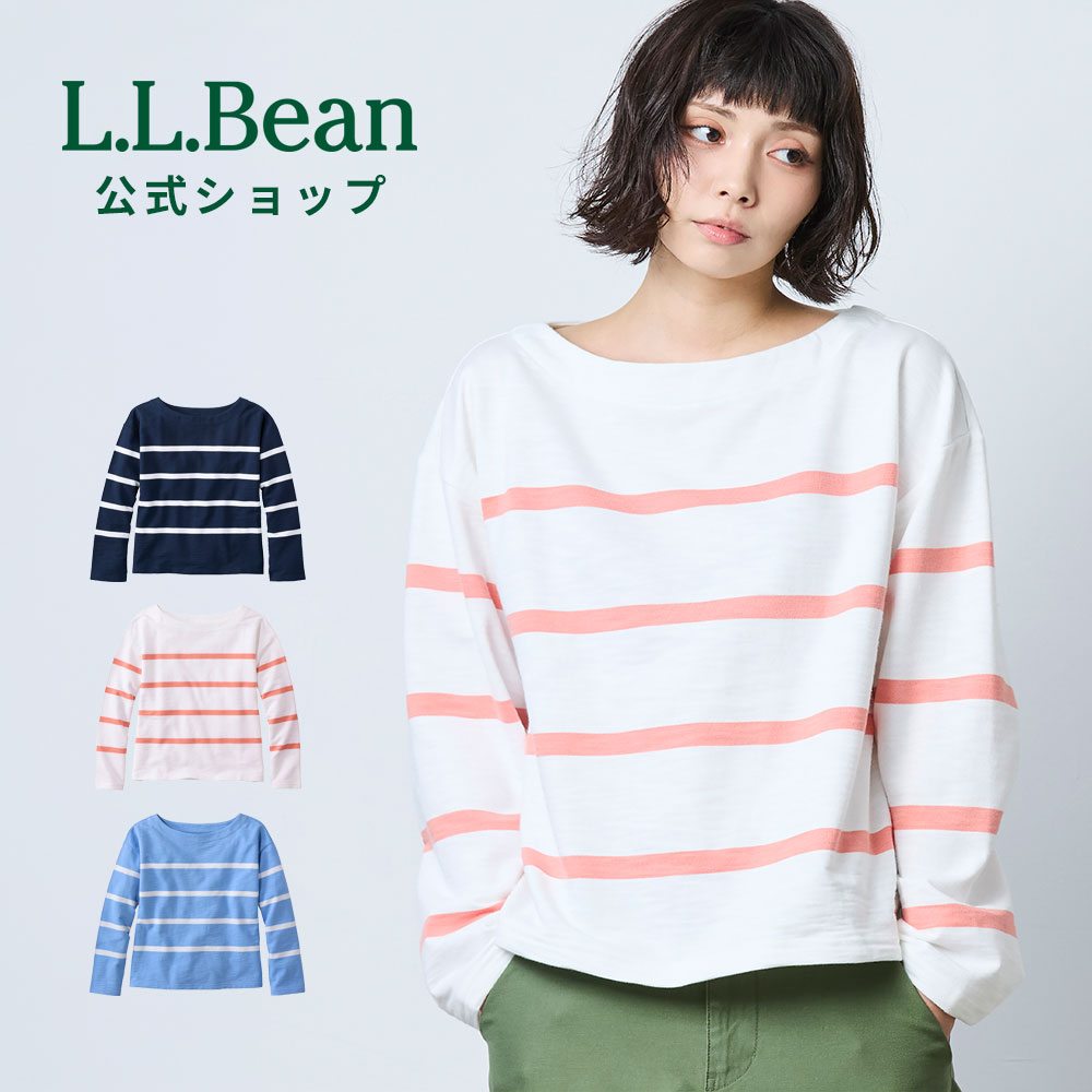 肌寒い季節から暖かい季節まで長い期間活躍するスウェットシャツ。外側が滑らか、内側がループ状の、軽量で肌触りが良い綿100%製のフレンチテリー素材を使用。クラシックなストライプ柄のボートネック・スタイル、短めの丈でゆとりのあるボックス・シルエ...