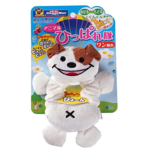 広告文責・販売事業者名:株式会社ビューティーサイエンスTEL 050-5536-7827・・・・・　商　品　詳　細　・・・・・ 商品名 アニマル ひっぱれ隊 ワン隊長 内容量 1個 商品説明 ・頭とおなかを持って‘びょ～ん’とのばしてみよう...