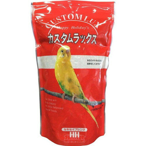 広告文責・販売事業者名:株式会社ビューティーサイエンス TEL 050-5536-7827商品名 ハッピーホリデイ カスタムラックス セキセイ 0.83L 内容量 0.83L 商品詳細 小鳥が大好きな新鮮な種子を配合 ●セキセイインコ、大型...