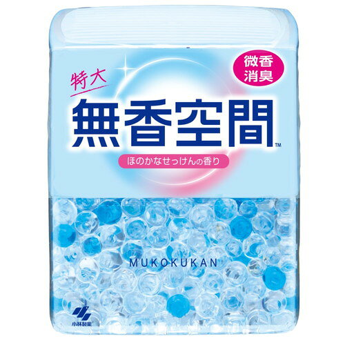 商品名 無香空間 特大 ほのかなせっけんの香り 630g 内容量 内容量：630g 商品説明 ●各種の消臭作用を持つアミノ酸系消臭成分を配合。透明ビーズが様々な気になるニオイを効果的に消臭します。。●ほのかに香りが漂う微香タイプの消臭剤です...