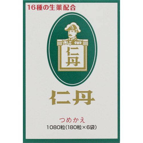 商品名 森下仁丹 仁丹つめかえ 1080粒 医薬部外品 効能・効果 気分不快、口臭、二日酔い、宿酔、胸つかえ、悪心嘔吐、溜飲、めまい、暑気あたり、乗物酔い 成分・分量 阿仙薬、甘草末、カンゾウ粗エキス末、桂皮、丁字、益智、縮砂、木香、生姜、...